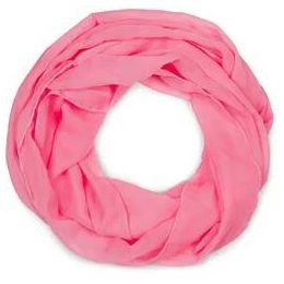 Loop styleBREAKER "Seidiger unifarbener Loop", Damen, rosa, Obermaterial: 100% Viskose CV., Modisch, Modet&uuml;cher Loop