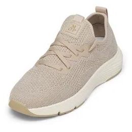 Marc O'Polo Sneaker MARC O'POLO "aus recyceltem Polyester", Herren, Gr. 39, sand melange, Obermaterial: 100% Polyester, unifarben, Schuhe Sneaker