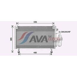 AVA QUALITY COOLING Kondensator, Klimaanlage is5031d f&uuml;r ISUZU