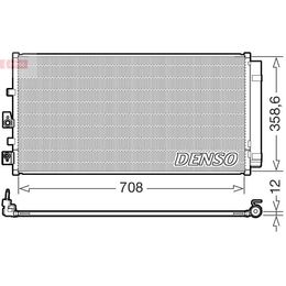 DENSO Kondensator, Klimaanlage dcn10061 f&uuml;r Ford