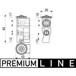 Mahle Expansionsventil, Klimaanlage ave2000p f&uuml;r RENAULT SMART