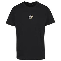 Mister Tee T-Shirt MISTERTEE "MisterTee Herren Skull Bear Tee", Damen, Gr. XL, schwarz, 100% Baumwolle, unifarben, normal, Rundhals, Shirts T-Shirt