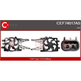Casco Elektromotor, K&uuml;hlerl&uuml;fter cef74017as f&uuml;r FIAT