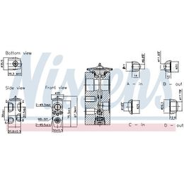NISSENS Expansionsventil, Klimaanlage 999467 f&uuml;r FORD