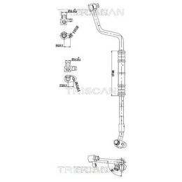 TRISCAN Hochdruck-/Niederdruckleitung, Klimaanlage 901011005 f&uuml;r MINI