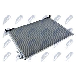 NTY Kondensator, Klimaanlage ccspl024 f&uuml;r Vaughall RENAULT