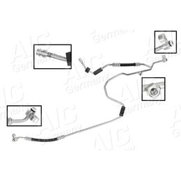 AIC Hochdruck-/Niederdruckleitung, Klimaanlage 74914 f&uuml;r BMW