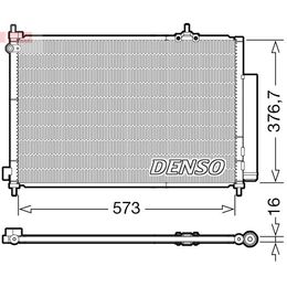 DENSO Kondensator, Klimaanlage dcn40031 f&uuml;r HONDA