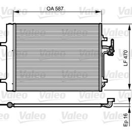 Valeo Kondensator, Klimaanlage 814184 f&uuml;r Ford Volvo LAND ROVER (CHANGAN)