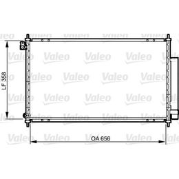 Valeo Kondensator, Klimaanlage 814159 f&uuml;r HONDA