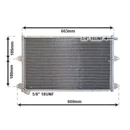 Van Wezel Kondensator, Klimaanlage 58005144 f&uuml;r VW