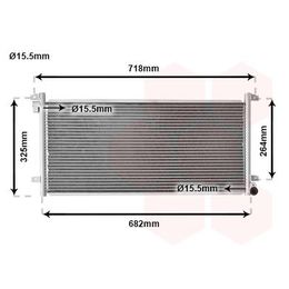 Van Wezel Kondensator, Klimaanlage 28005044 f&uuml;r Iveco
