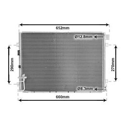 Van Wezel Kondensator, Klimaanlage 83005030 f&uuml;r KIA