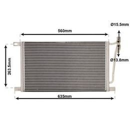 Van Wezel Kondensator, Klimaanlage 06005215 f&uuml;r BMW