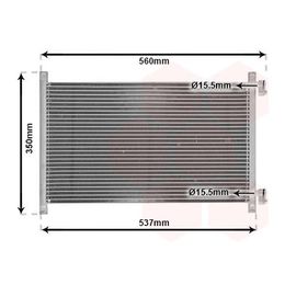 Van Wezel Kondensator, Klimaanlage 17005214 f&uuml;r Fiat / LANCIA