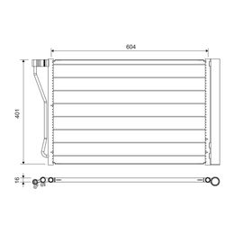 Valeo Kondensator, Klimaanlage 814388 f&uuml;r BMW