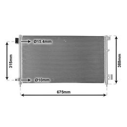Van Wezel Kondensator, Klimaanlage 25005185 f&uuml;r HONDA