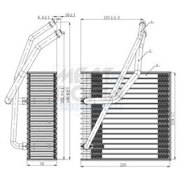 MEAT & DORIA MEAT & DORIA Verdampfer, Klimaanlage 997139 f&uuml;r SEAT VAG
