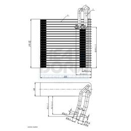 MEAT & DORIA MEAT & DORIA Verdampfer, Klimaanlage 997027 f&uuml;r NISSAN