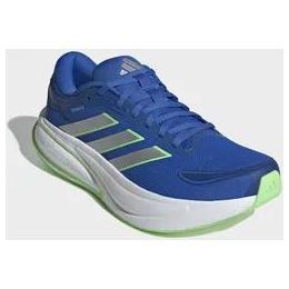 Laufschuh Adidas PERFORMANCE "RESPONSE 2", Damen, Gr. 42,5, blau, silber metallic, lime burst, Synthetik, Textil, Schuhe Laufschuh