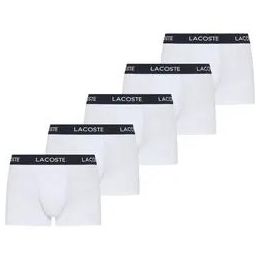 Trunk Lacoste, Damen, Gr. XL, wei&szlig;, Jersey, Obermaterial: 95% Baumwolle, 5% Elasthan, unifarben, figurbetont, Unterhosen, mit Lacoste-Schriftzug am Bund