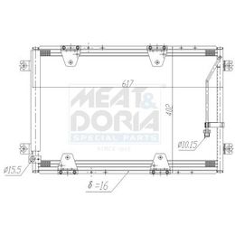 MEAT & DORIA MEAT & DORIA Kondensator, Klimaanlage 991277 f&uuml;r Suzuki
