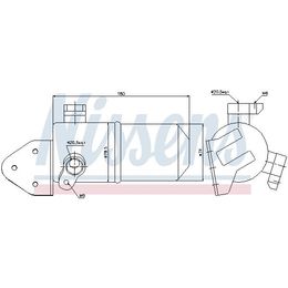 NISSENS Trockner, Klimaanlage 95433 f&uuml;r AUDI
