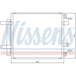 NISSENS Kondensator, Klimaanlage 94866 f&uuml;r DAIMLER