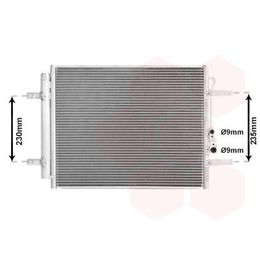 Van Wezel Kondensator, Klimaanlage 82015720 f&uuml;r HYUNDAI