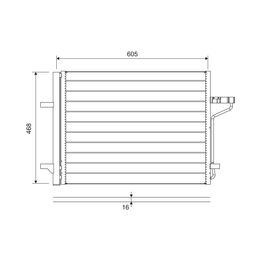 Valeo Kondensator, Klimaanlage 812877 f&uuml;r Ford (CHANGAN)