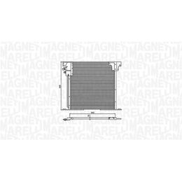 MAGNETI MARELLI Kondensator, Klimaanlage 350203903000 f&uuml;r Mercedes