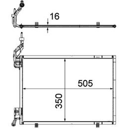 Mahle Kondensator, Klimaanlage BEHR HELLA SERVICE *** PREMIUM LINE ac579000p f&uuml;r Ford
