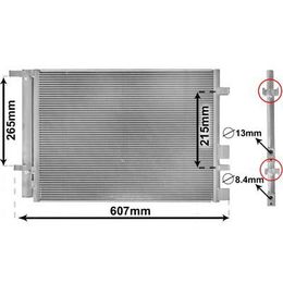 Van Wezel Kondensator, Klimaanlage 82005244 f&uuml;r HYUNDAI