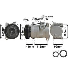 Van Wezel Kompressor, Klimaanlage 0700k102 f&uuml;r Chrysler