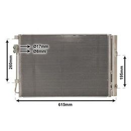 Van Wezel Kondensator, Klimaanlage 82005269 f&uuml;r HYUNDAI KIA