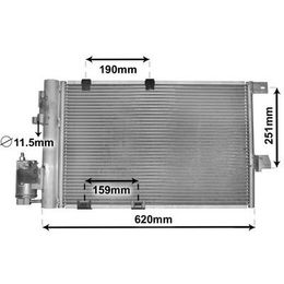 Van Wezel Kondensator, Klimaanlage 37005251 f&uuml;r Opel