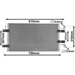 Van Wezel Kondensator, Klimaanlage 43005451 f&uuml;r Opel RENAULT