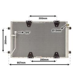 Van Wezel Kondensator, Klimaanlage 52005107 f&uuml;r Suzuki