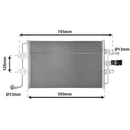 Van Wezel Kondensator, Klimaanlage 58005176 f&uuml;r VW