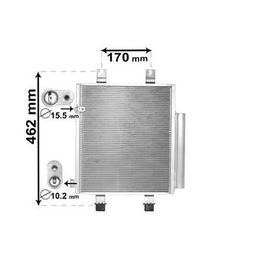 Van Wezel Kondensator, Klimaanlage 11005072 f&uuml;r DAIHATSU
