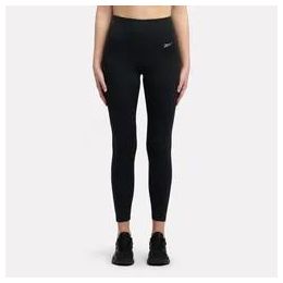 Lauftights Reebok "HIGH RISE FULL LENGTH TIGHTS", Damen, Gr. XL, N-Gr, schwarz, Obermaterial: 100% Polyester, Hosen