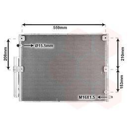 Van Wezel Kondensator, Klimaanlage 53005617 f&uuml;r TOYOTA