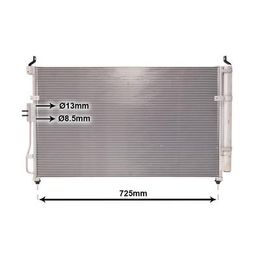 Van Wezel Kondensator, Klimaanlage 83005111 f&uuml;r KIA