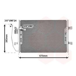 Van Wezel Kondensator, Klimaanlage 30005330 f&uuml;r Mercedes