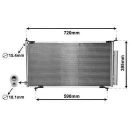 Van Wezel Kondensator, Klimaanlage 25005201 f&uuml;r HONDA