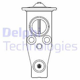 DELPHI Expansionsventil, Klimaanlage cb1017v f&uuml;r MAZDA