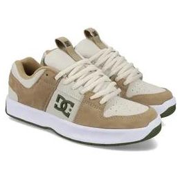 Schn&uuml;rschuh DC Shoes "Lynx Zero", Herren, Gr. 10,5 (44), taupe, silber birch, olive, Obermaterial:50.51% Leder, 39.8% Synthetikmaterial, 9.69% Microfaser;, Schuhe Schn&uuml;rschuh