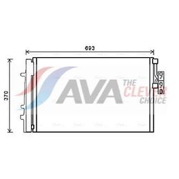 AVA QUALITY COOLING Kondensator, Klimaanlage bwa5479d f&uuml;r ALPINA