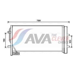 AVA QUALITY COOLING Kondensator, Klimaanlage ai5382d f&uuml;r Audi