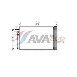 AVA QUALITY COOLING Kondensator, Klimaanlage bwa5267d f&uuml;r BMW